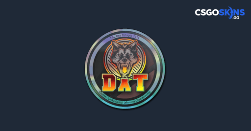 Sticker | dAT team (Holo) | Cologne 2014 - CSGOSKINS.GG