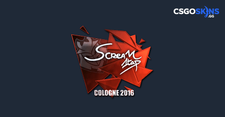 Sticker | ScreaM (Foil) | Cologne 2016 - CSGOSKINS.GG