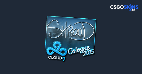 Sticker | shroud (Foil) | Cologne 2015 - CSGOSKINS.GG