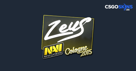 Sticker | Zeus | Cologne 2015 - CSGOSKINS.GG