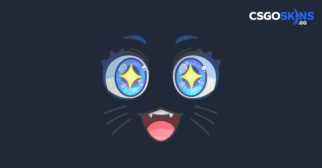 Sticker | Kawaii Eyes (Glitter) - CSGOSKINS.GG