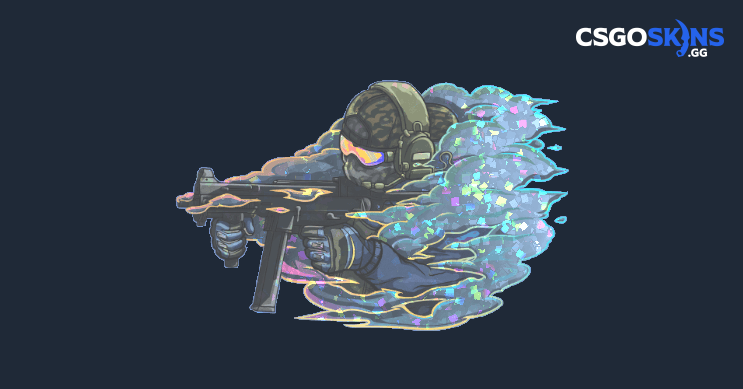 Sticker | Pushing Smokes (Glitter) - CSGOSKINS.GG