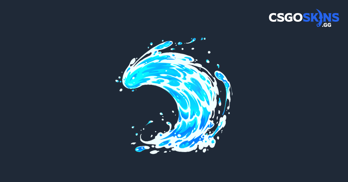 Sticker | Hydro Wave - CSGOSKINS.GG