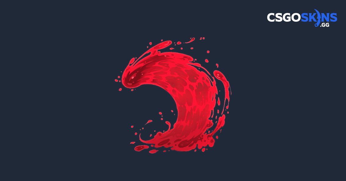 Sticker | Ruby Wave (Lenticular) - CSGOSKINS.GG