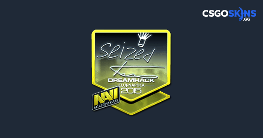 Sticker | seized (Foil) | Cluj-Napoca 2015 - CSGOSKINS.GG