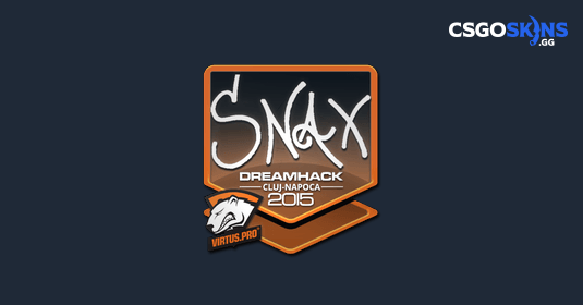 Sticker | Snax | Cluj-Napoca 2015 - CSGOSKINS.GG