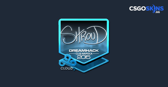 Sticker | shroud (Foil) | Cluj-Napoca 2015 - CSGOSKINS.GG