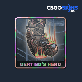 Sticker | Vertigo's Hero (Holo) - CSGOSKINS.GG