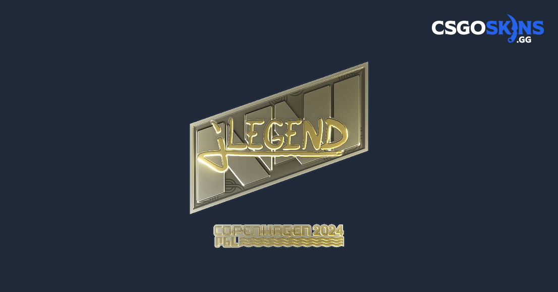 Sticker | jL (Gold) | Copenhagen 2024 - CSGOSKINS.GG