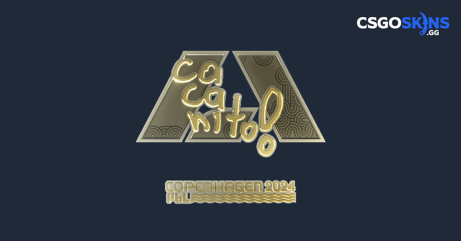 Sticker | CacaNito (Gold) | Copenhagen 2024 - CSGOSKINS.GG