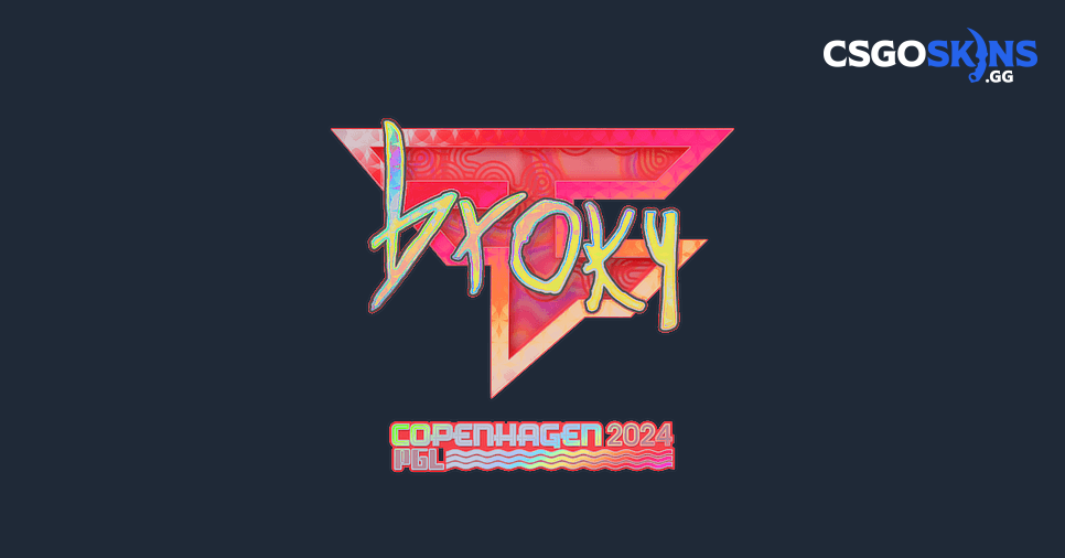Sticker | broky (Holo) | Copenhagen 2024 - CSGOSKINS.GG