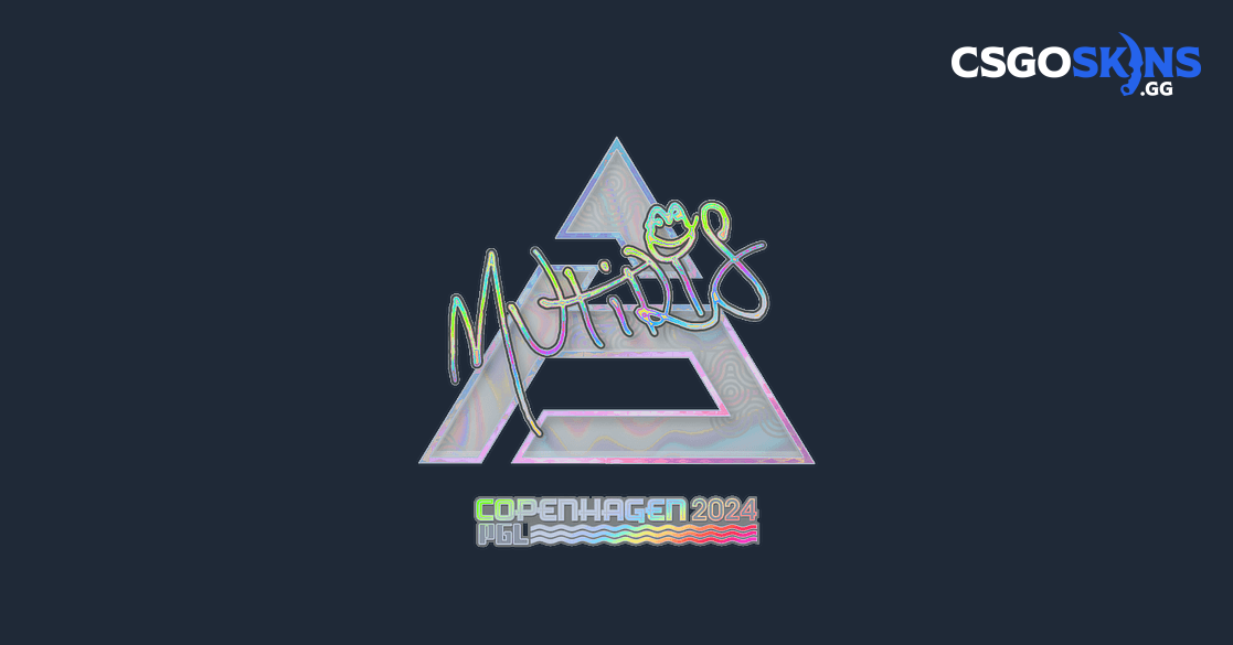 Sticker | MUTiRiS (Holo) | Copenhagen 2024 - CSGOSKINS.GG
