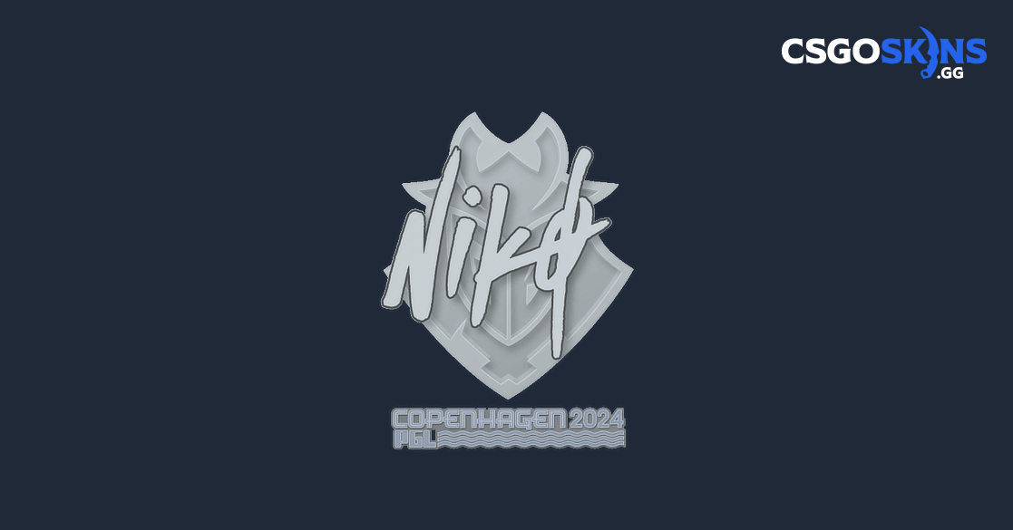 Sticker | NiKo | Copenhagen 2024 - CSGOSKINS.GG