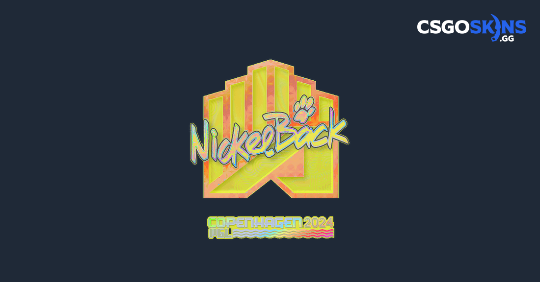 Sticker | NickelBack (Holo) | Copenhagen 2024 - CSGOSKINS.GG