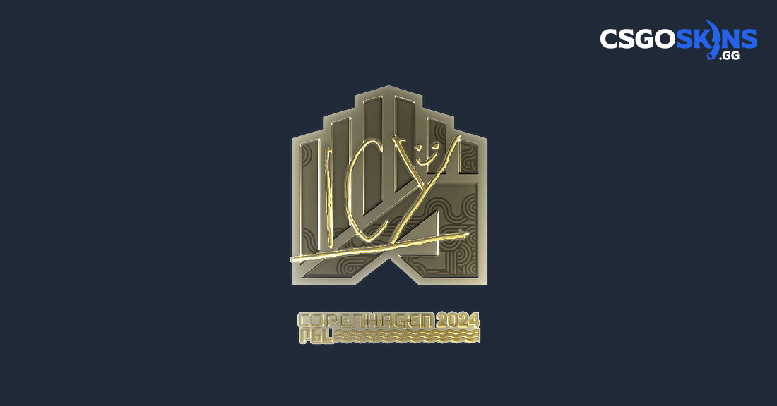 Sticker | ICY (Gold) | Copenhagen 2024 - CSGOSKINS.GG