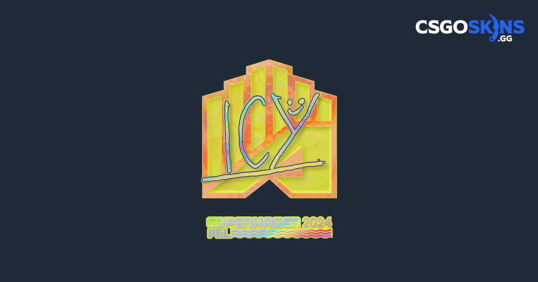 Sticker | ICY (Holo) | Copenhagen 2024 - CSGOSKINS.GG