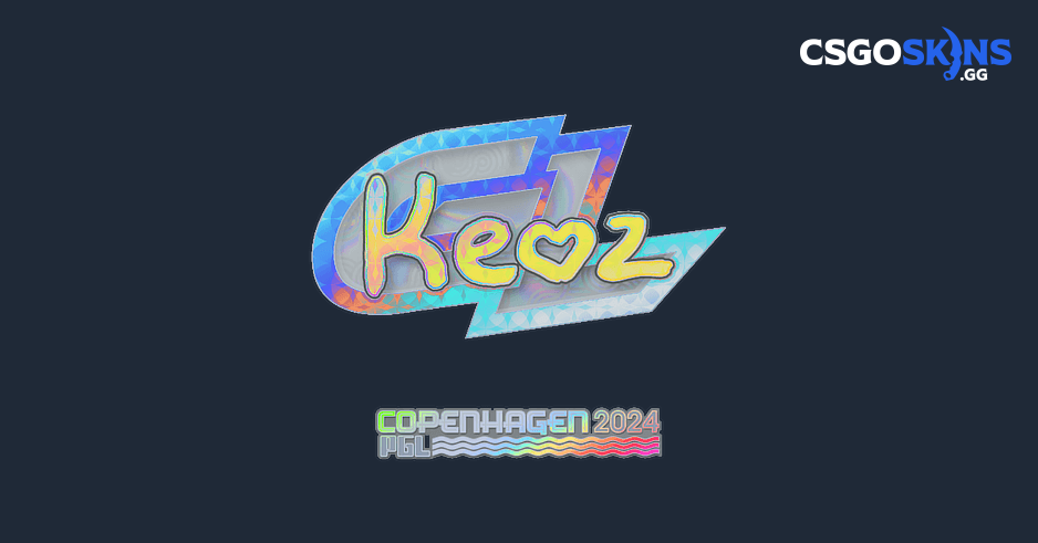 Sticker | Keoz (Holo) | Copenhagen 2024 - CSGOSKINS.GG