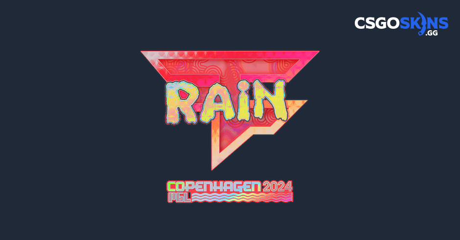 Sticker | rain (Holo) | Copenhagen 2024 - CSGOSKINS.GG