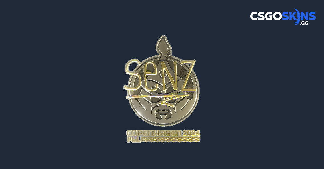 Sticker | Senzu (Gold) | Copenhagen 2024 - CSGOSKINS.GG