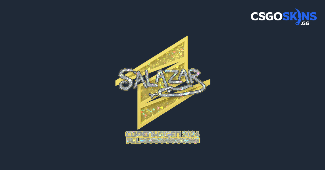 Sticker | salazar (Glitter) | Copenhagen 2024 - CSGOSKINS.GG