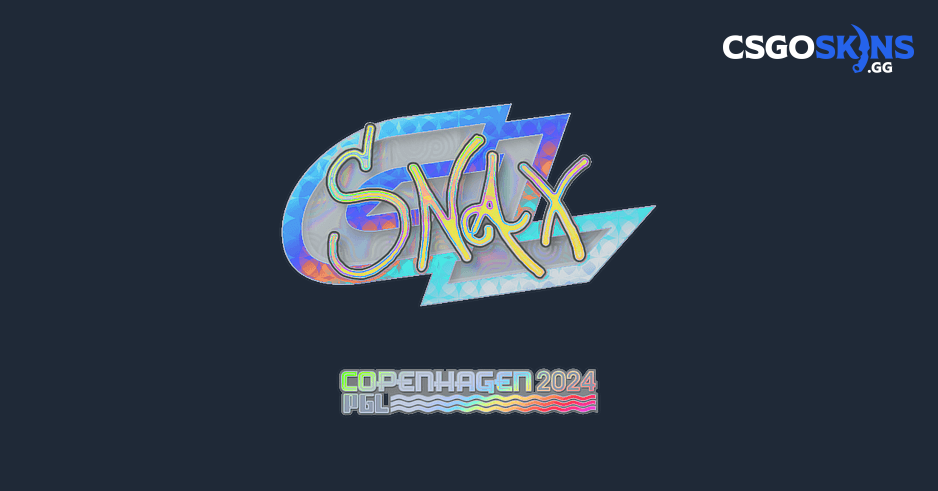 Sticker | Snax (Holo) | Copenhagen 2024 - CSGOSKINS.GG