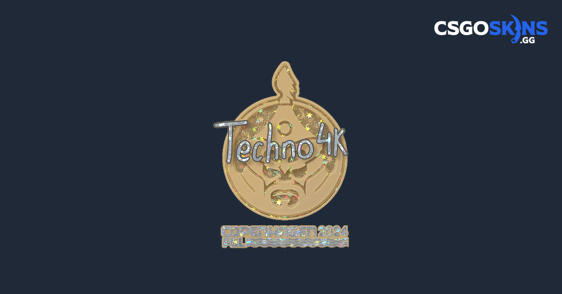 Sticker | Techno4K (Glitter) | Copenhagen 2024 - CSGOSKINS.GG