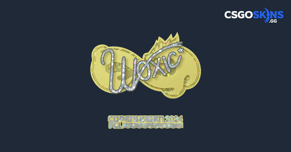 Sticker | woxic (Glitter) | Copenhagen 2024 - CSGOSKINS.GG