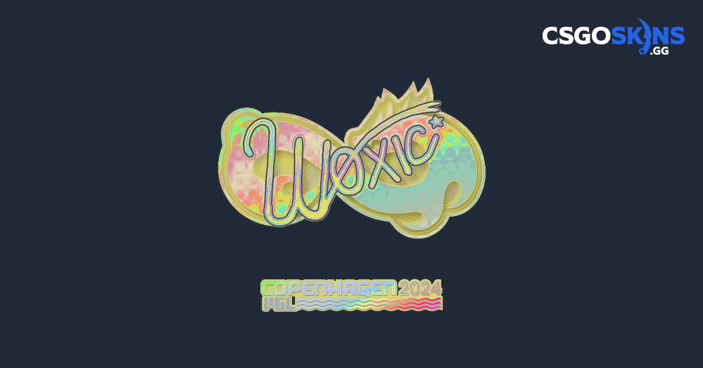 Sticker | woxic (Holo) | Copenhagen 2024 - CSGOSKINS.GG
