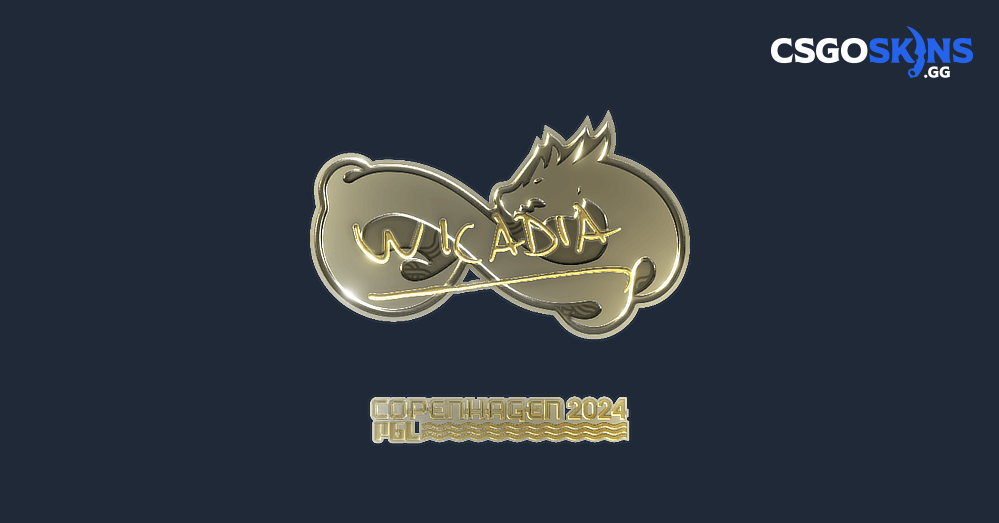 Sticker | Wicadia (Gold) | Copenhagen 2024 - CSGOSKINS.GG