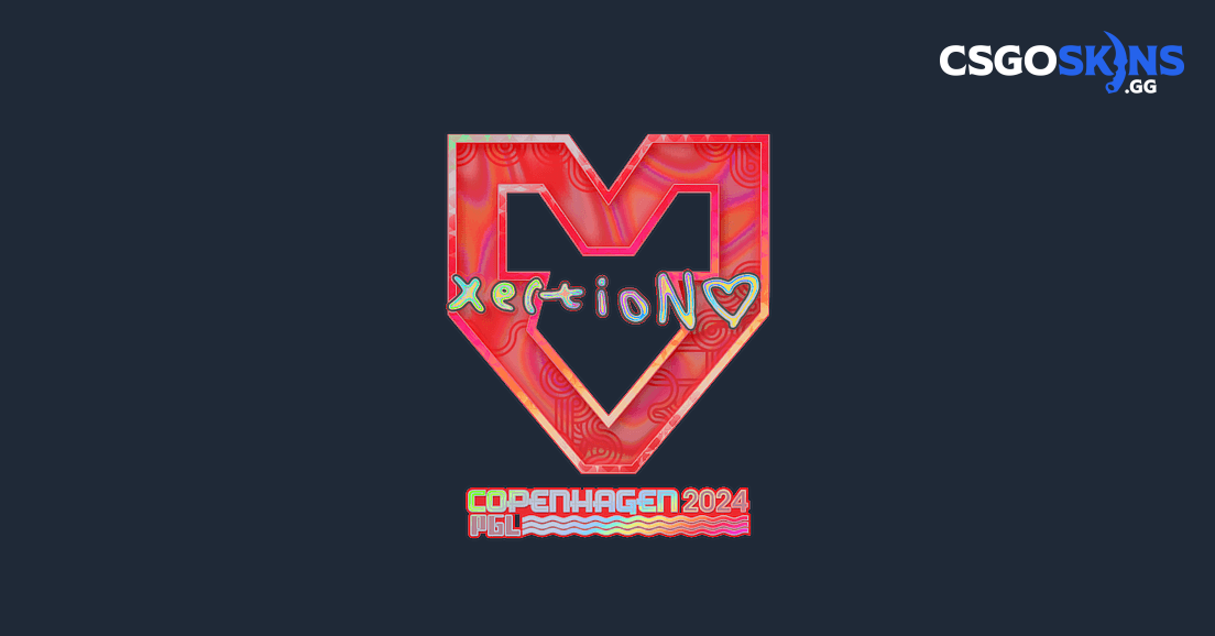 Sticker | xertioN (Holo) | Copenhagen 2024 - CSGOSKINS.GG