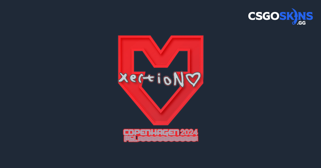 Sticker | xertioN | Copenhagen 2024 - CSGOSKINS.GG