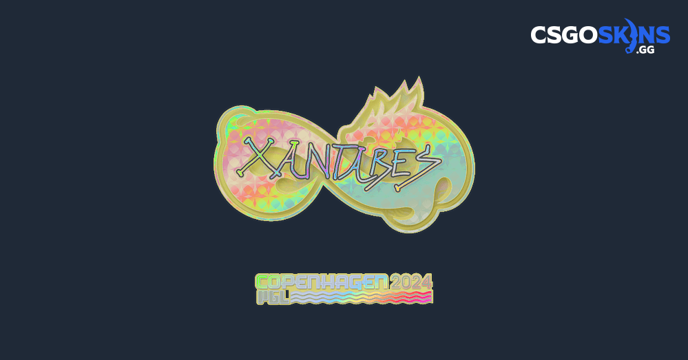 Sticker | XANTARES (Holo) | Copenhagen 2024 - CSGOSKINS.GG