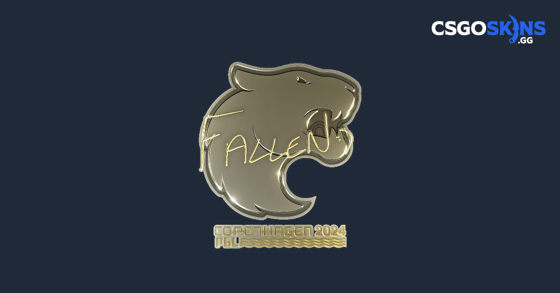 Sticker | FalleN (Gold) | Copenhagen 2024 - CSGOSKINS.GG