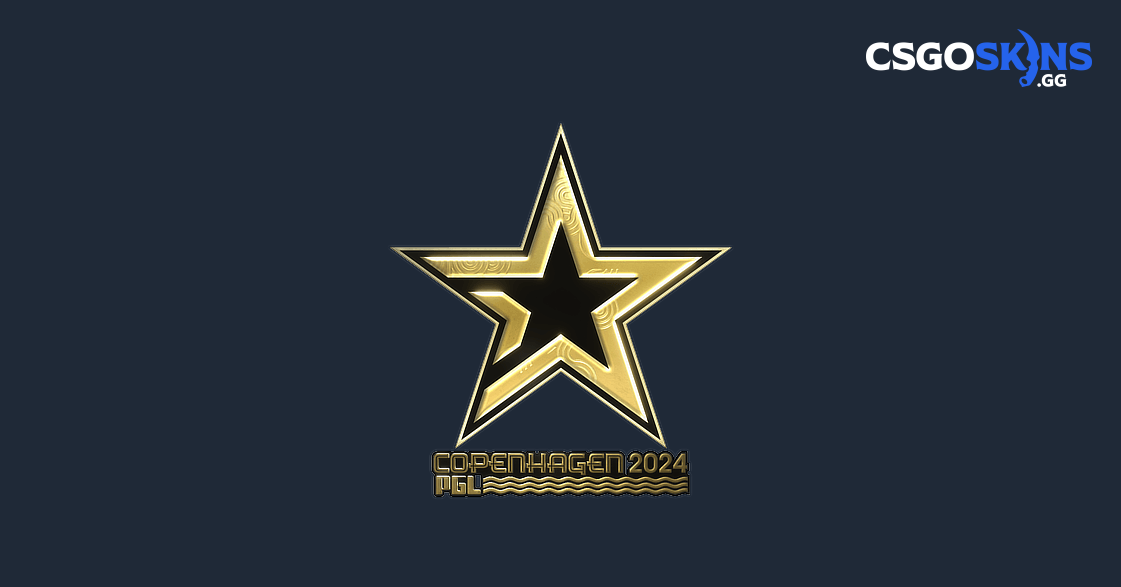Sticker | Complexity Gaming (Gold) | Copenhagen 2024 - CSGOSKINS.GG