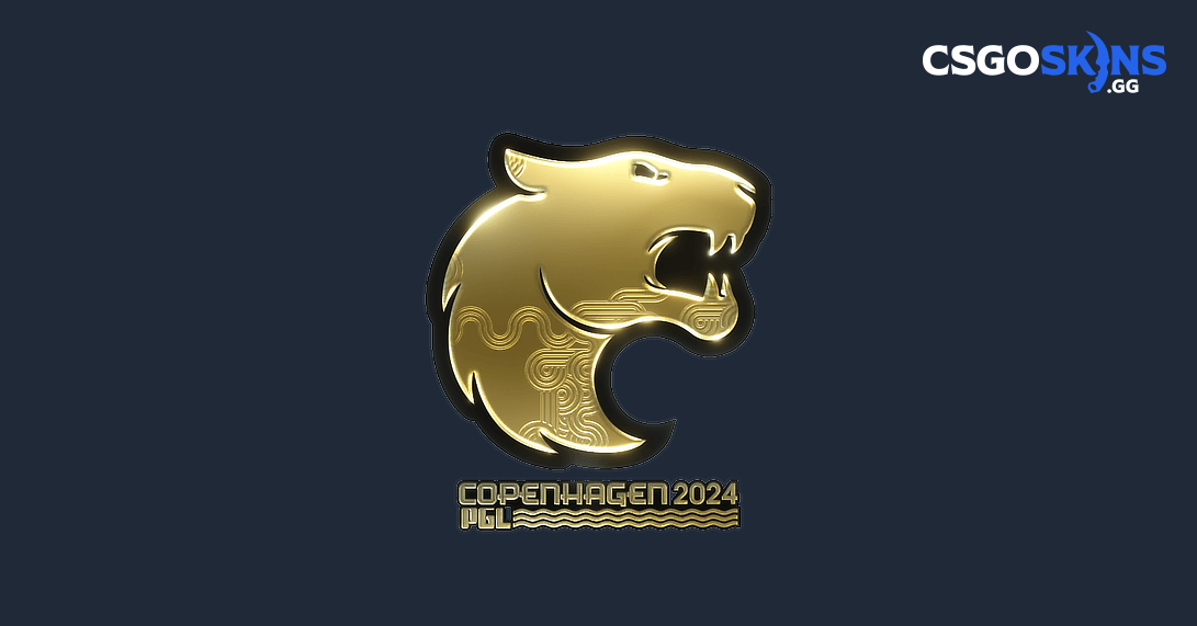 Sticker | FURIA (Gold) | Copenhagen 2024 - CSGOSKINS.GG