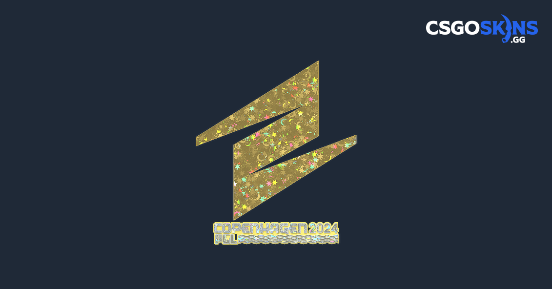 Sticker | ECSTATIC (Glitter) | Copenhagen 2024 - CSGOSKINS.GG