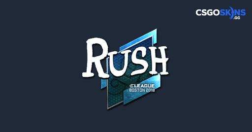 Sticker | RUSH (Foil) | Boston 2018 - CSGOSKINS.GG