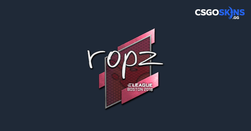 Sticker | ropz | Boston 2018 - CSGOSKINS.GG