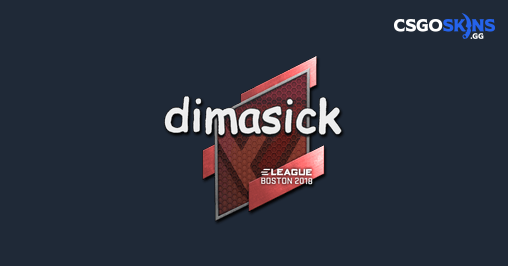 Sticker | dimasick | Boston 2018 - CSGOSKINS.GG