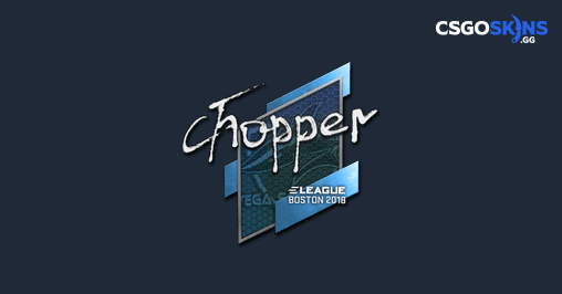 Sticker | chopper | Boston 2018 - CSGOSKINS.GG