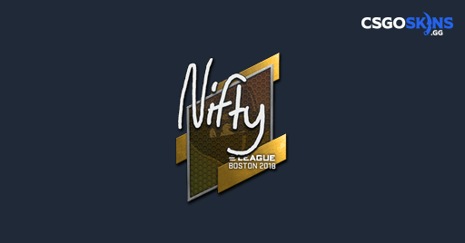 Sticker | Nifty | Boston 2018 - CSGOSKINS.GG