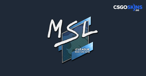 Sticker | MSL | Boston 2018 - CSGOSKINS.GG