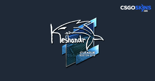 Sticker | keshandr (Foil) | Boston 2018 - CSGOSKINS.GG