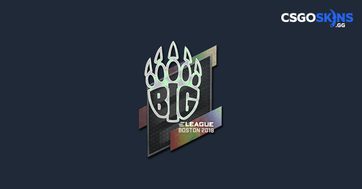 Sticker | BIG (Holo) | Boston 2018 - CSGOSKINS.GG