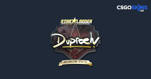 Sticker | dupreeh (Gold) | Berlin 2019 - CSGOSKINS.GG