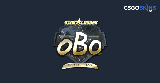 Sticker | oBo (Gold) | Berlin 2019 - CSGOSKINS.GG