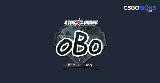 Sticker | oBo (Foil) | Berlin 2019 - CSGOSKINS.GG