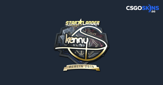 Sticker | kennyS (Gold) | Berlin 2019 - CSGOSKINS.GG