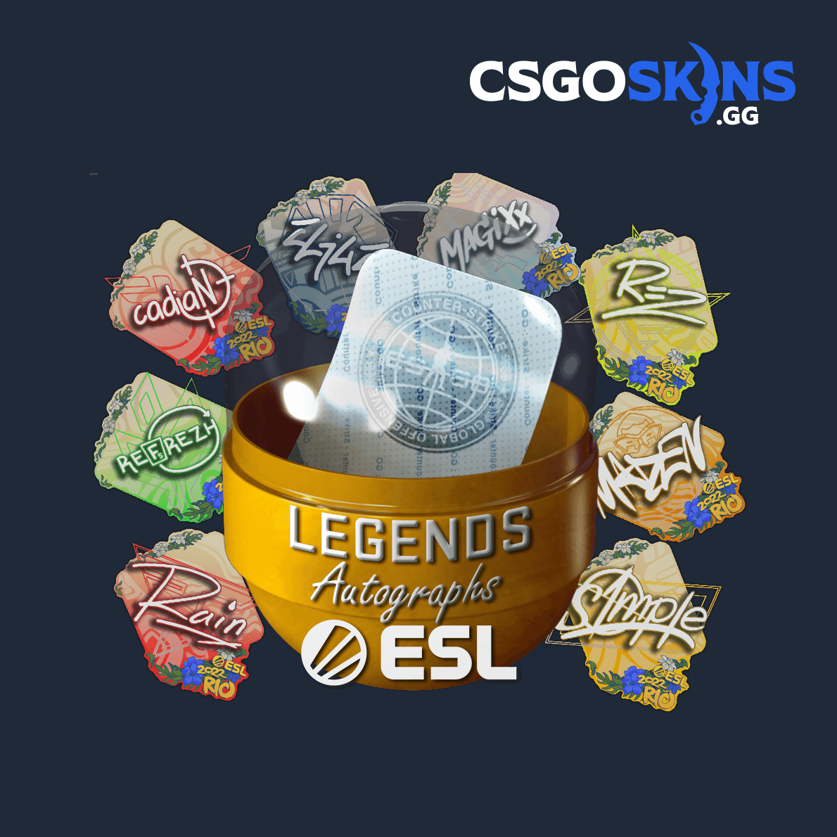 Rio 2022 Legends Autograph Capsule - CSGOSKINS.GG