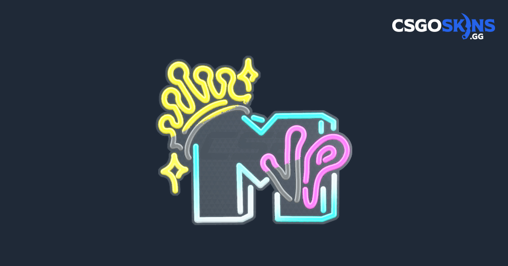 Sticker | Neon MVP (Lenticular) - CSGOSKINS.GG